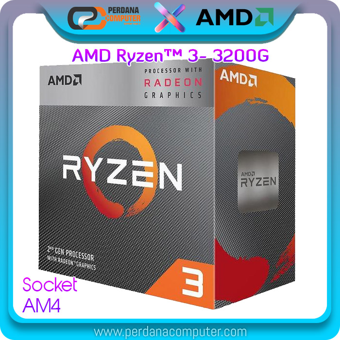AMD Ryzen™ 3 3200G BOX Wraith Cooler AM4 - Perdana Computer