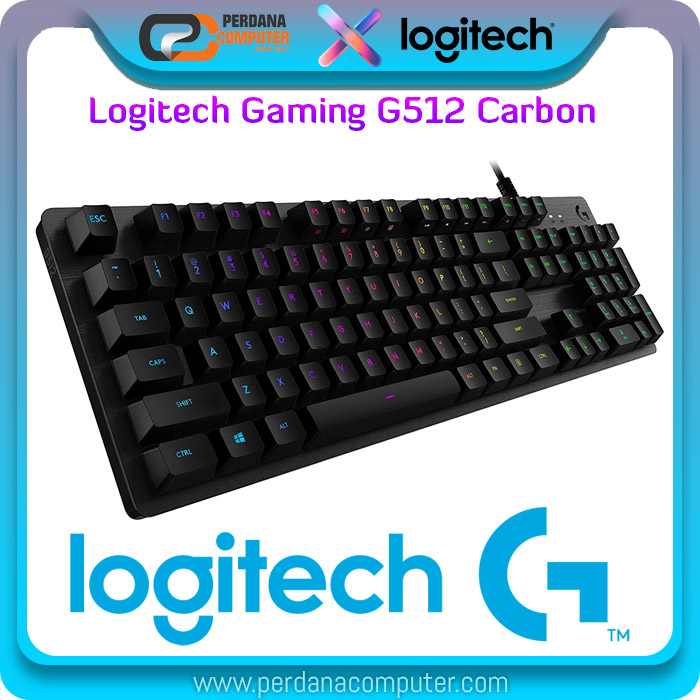 Keyboard Gaming Logitech G512 Carbon - Perdana Computer